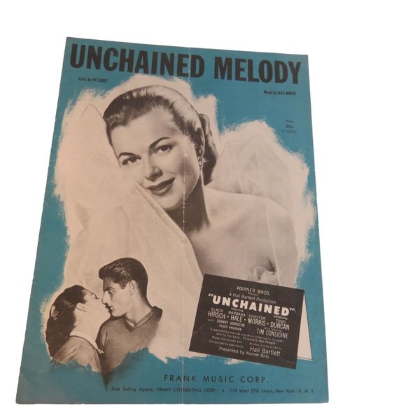 Unchained Melody | Other | Unchained Melody Sheet Music 955 Hy Zaret Alex North Ellroy Hirsch ...